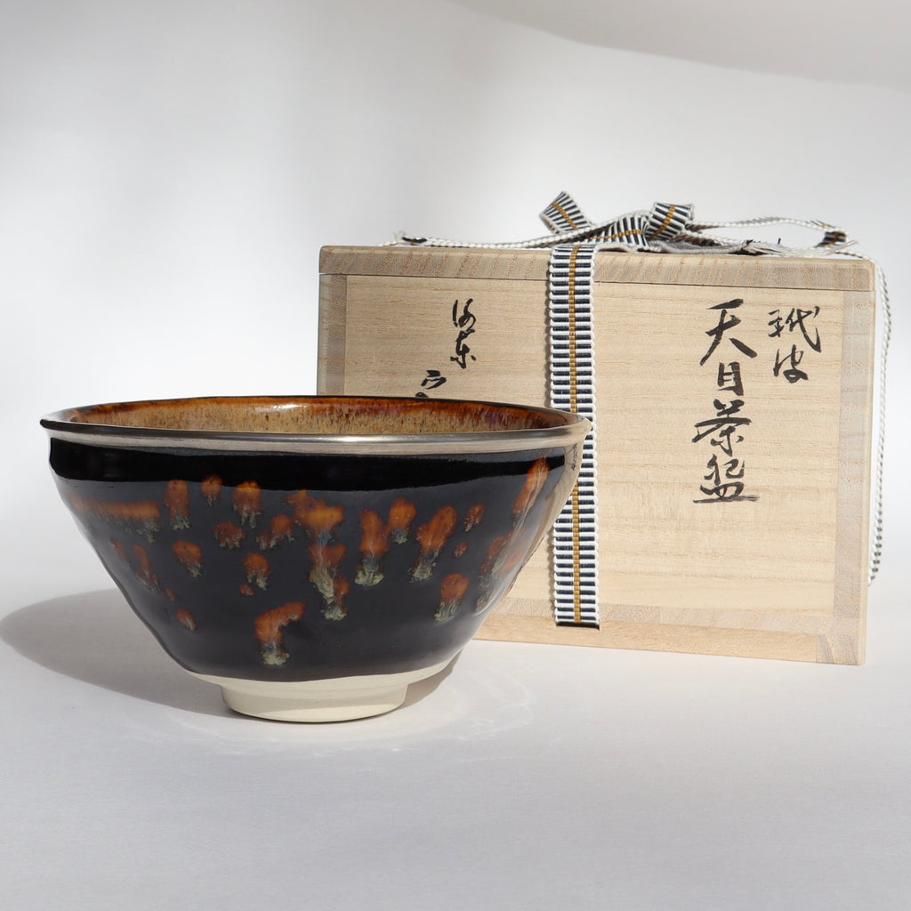 Tortoise Shell Tenmoku Chawan